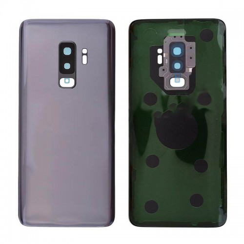 Back Glass Samsung Galaxy S9 Plus with Camera Lens Silver | Cellaron