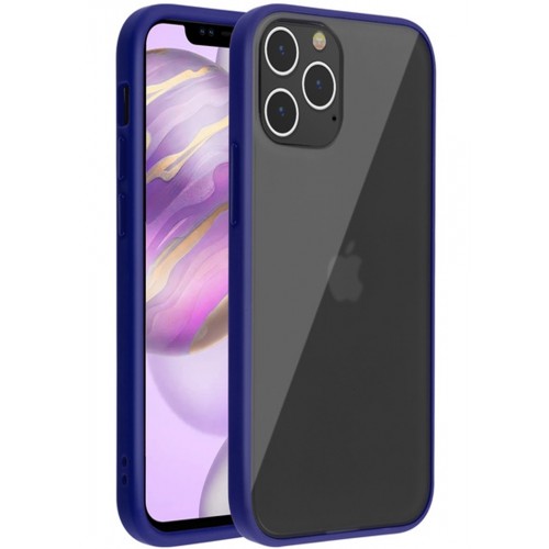 iPhone 12/iPhone 12 Pro Smoke Transparent Twotone Case Blue | Cellaron