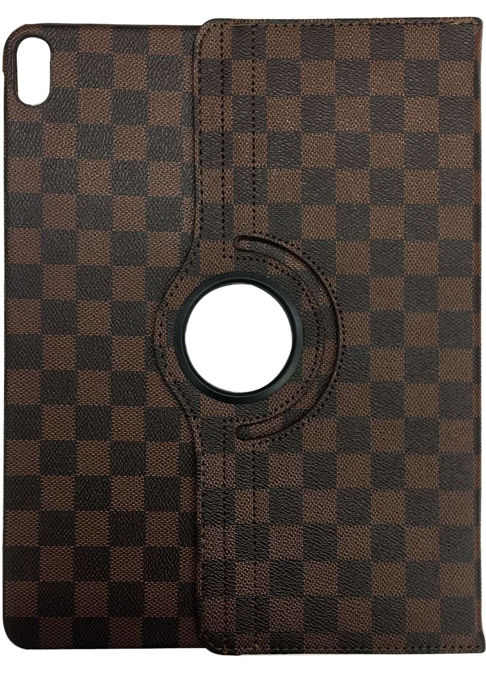 iPad Mini 4/Mini 5 Portfolio Case Checker Brown | Cellaron